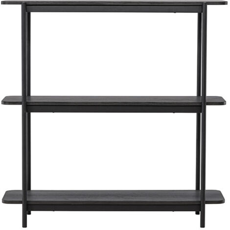 Heim Regal 120 cm 3 Regale schwarz.