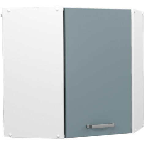 Pensile universale R-Line, Grigio-blu, 57 cm Pensile ad angolo con anta ...