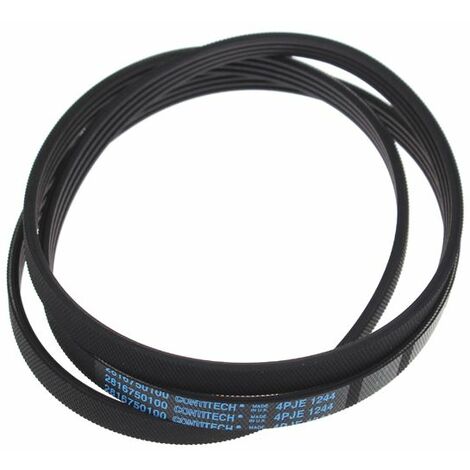 Universel - convient pour beko courroie poly-v 1244j4 elast. - wa1252 ...