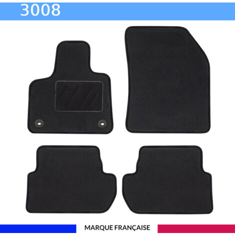 Tapis de voiture - Sur Mesure pour 3008 (dès 12/2020) - 4 pièces ...