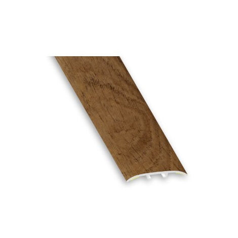 2-in-1-Design-Einstiegsleiste, Eiche rustikal, 3.8x83cm.