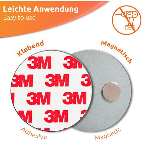 10x Magnethalterung 50mm für Rauchmelder Feuermelder Magnet-Befestigung