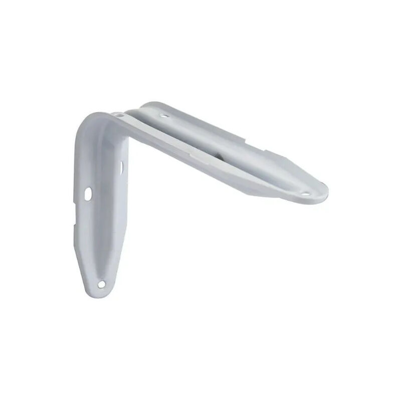 Staffa angolare imbutita in acciaio epossidico bianco, H.100/W.120 mm ...