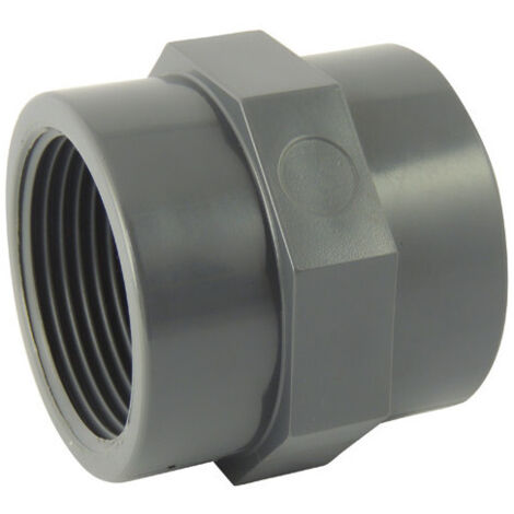 Manicotto doppio femmina in PVC 33x42 (1"1/4)