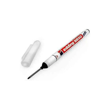 Pennarello permanente con punta allungata molto fine da 1 mm.