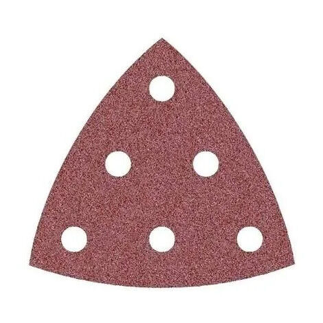 Velcro pads 94x94x94 A/O, 80 grain, 6 fori, 5 pads