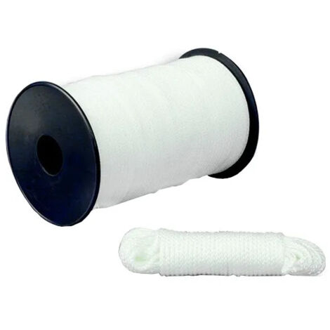 Drizza, diametro 3mm, nylon bianco, 10m