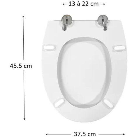 SELLES Sedile WC Atlantis, bianco
