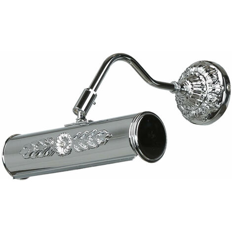 Lampe à tableau exclusive 20cm en chrome brillant