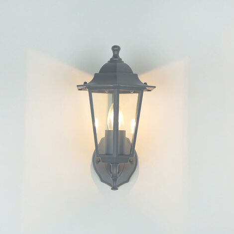 Applique extérieure anthracite rustique PARIS