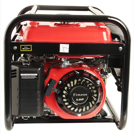 Fimous Petrol Generator 6800W 3.1 Kw 8HP Recoil Start 2 UK 240V ...