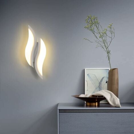 Luce murale interna, moderno LED a parete mormorale da 20 W, luci da ...