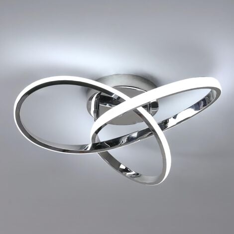 COMELY Plafoniera LED Moderna a Forma di Quadrifoglio, Lampada a Soffitto LED Ø 40 cm per ...