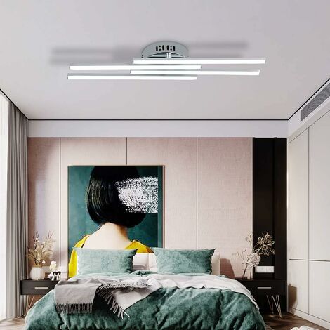 Plafoniera LED Moderna, Lampada da Soffitto, LED Integrati 28W per ...