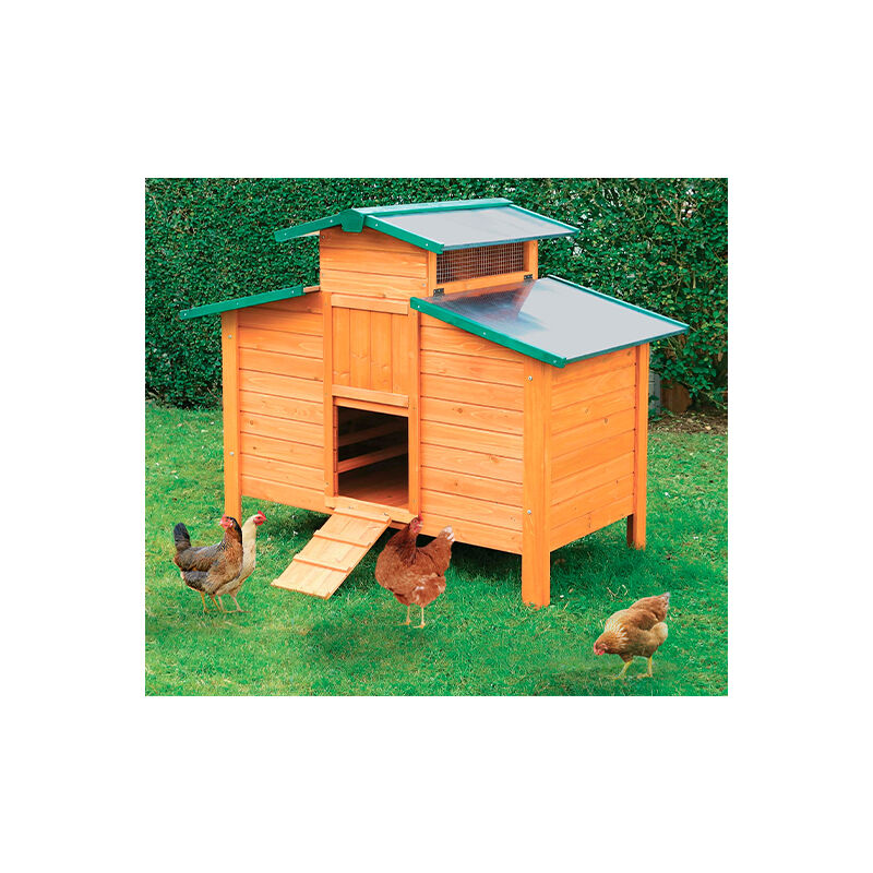 Gallinero de Madera Modelo Ottawa para 5-7 gallinas - Incluye ponederos / nidos