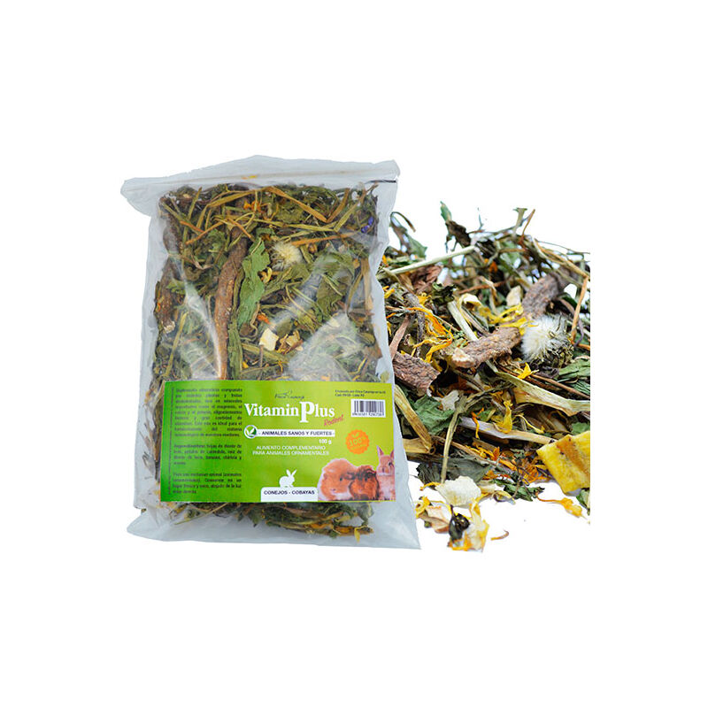 VitaminPlus - Mix de plantas. Fortalece las defensas de gallinas y otras aves de corral - 750 g