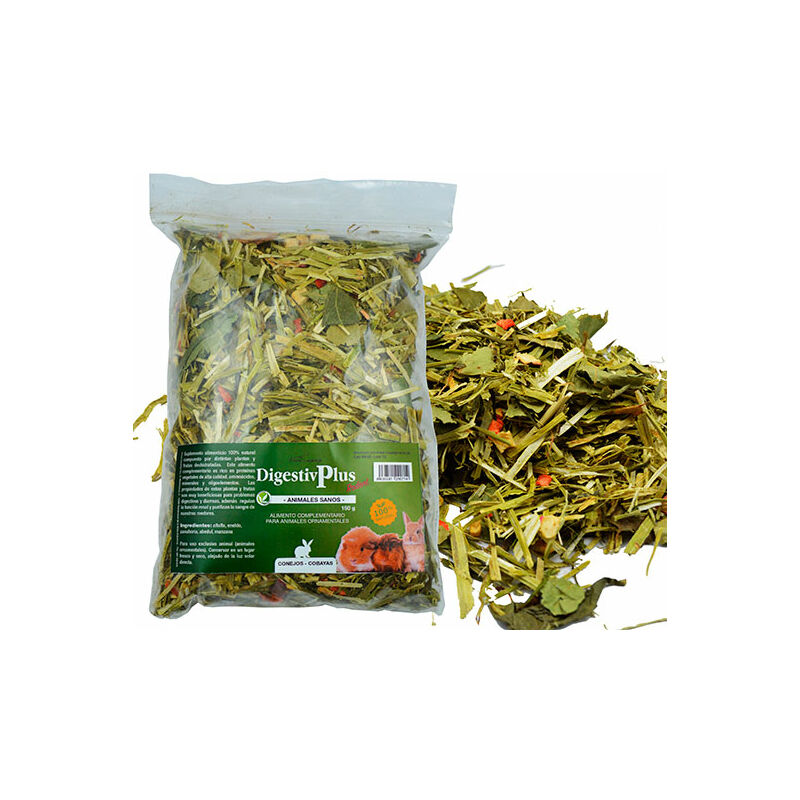 DigestivPlus Rodent - Hierba para Conejos, cobayas y Chinchillas 150 g