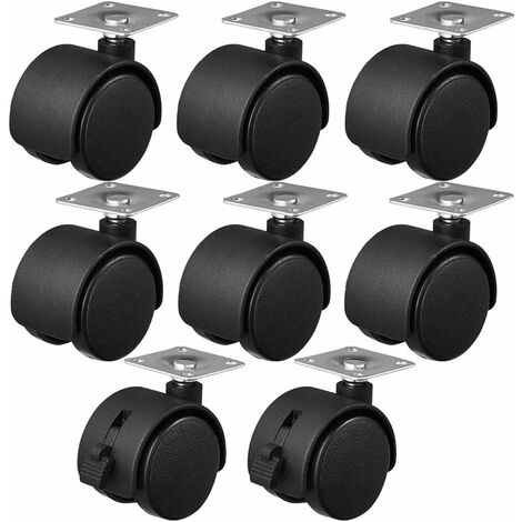 Norcks Ruedas Para Muebles 8 Piezas Ruedas Pivotantes Para Mueble ...