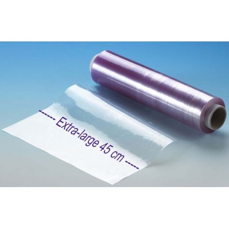 Rollo de film transparente de 300 m x 45 cm