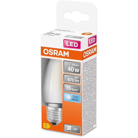 OSRAM LED STAR RETROFIT matt CLB non-dim 4W E27 470LM