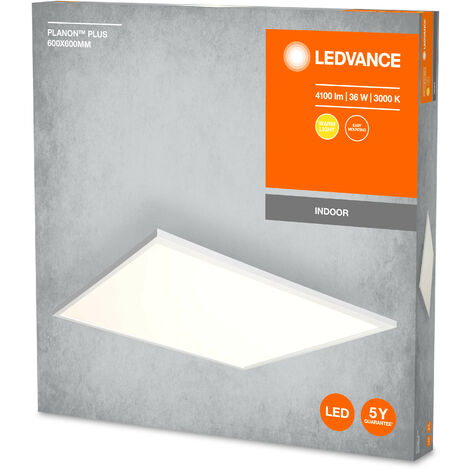 LEDVANCE PLANON Plus Flache Panelleuchten für Deckenanbau 60X60cm 36W 830lm