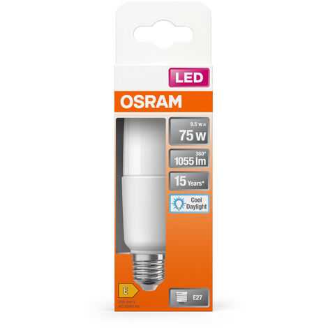 OSRAM Lampada LED Attacco: E27 Kaltweiß 6500 K 10 W sostituzione per 75 ...