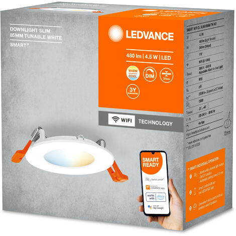 LEDVANCE Apparecchio di illuminazione: per soffitto, SMART RECESS SLIM ...