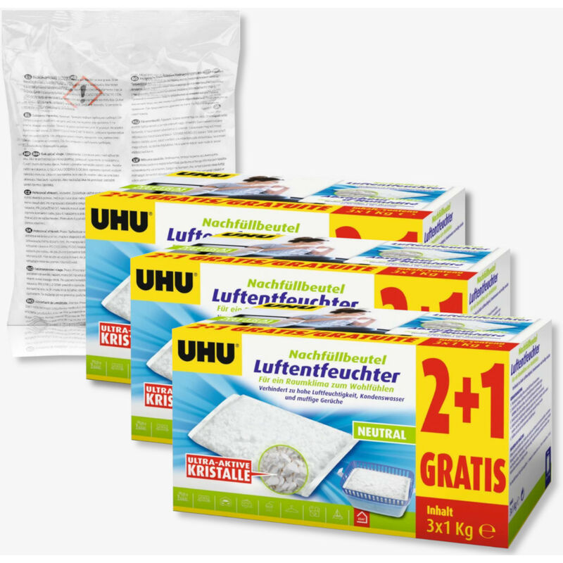UHU 47085 Luftentfeuchter Nachfüllbeutel 10x1 Kg