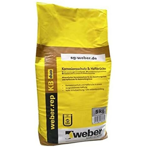 weber.rep KB duo Korrosionsschutz & Haftbrücke, 5 kg