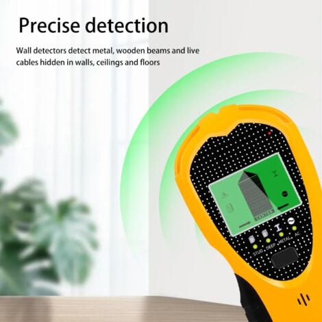 5 In 1 Stud Finder Wall Scanner Wood Rebar Metal Studs Detector AC Wire ...