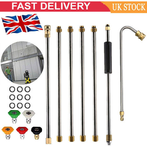 Gutter Cleaning Tool Pressure Washer Extension Wands Roof Cleaner with ...