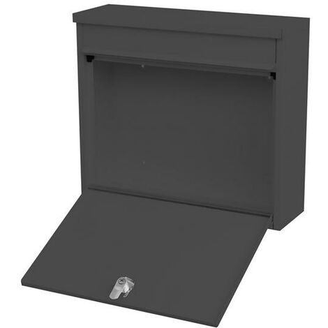 Outside Mailboxes Letter Box Metal Wall Mounted Post Box Farmhouse Post ...