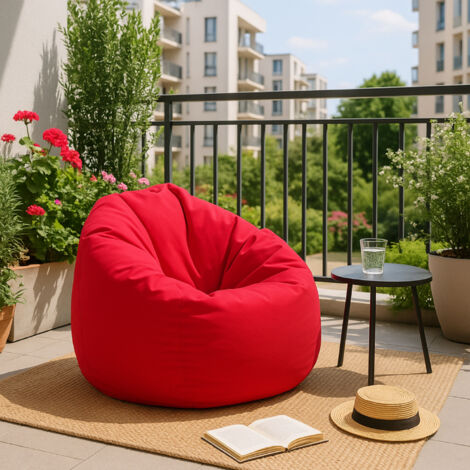 Outdoor Sitzsack 130x115cm rot OHAU