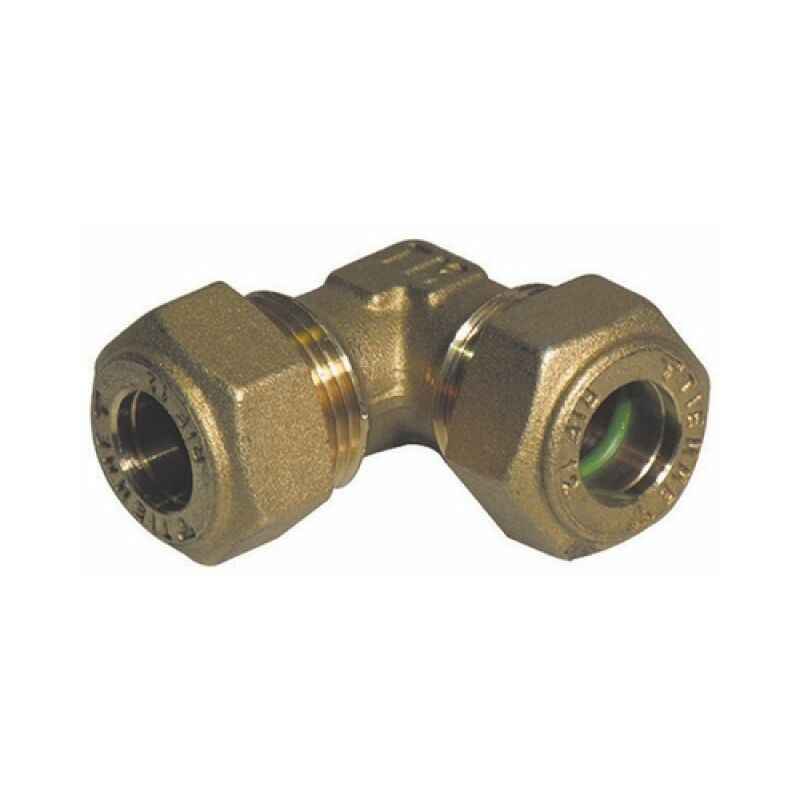 GOMITO A 90° DOPPIO O-RING TIEMME GAS 12