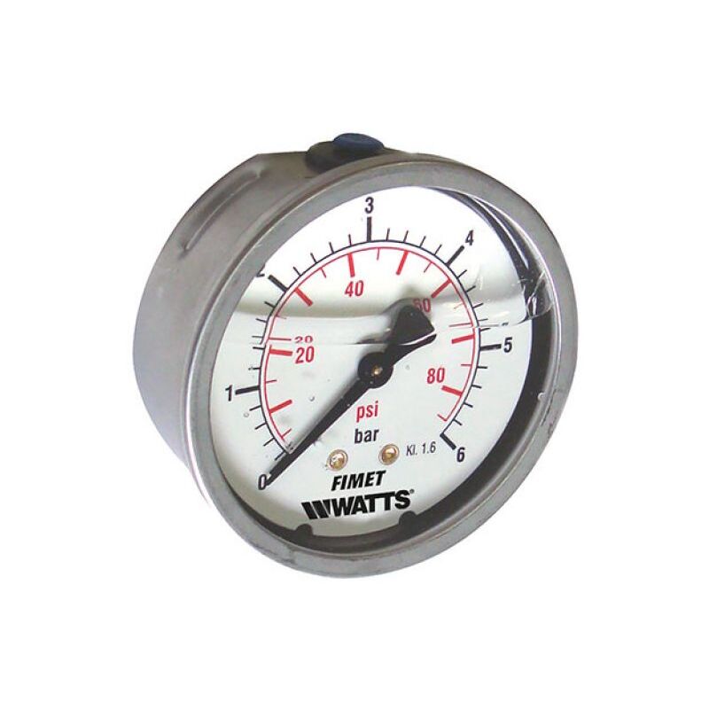 MANOMETRO A BAGNO DI GLICERINA MG3A- INOX 63 6 bar