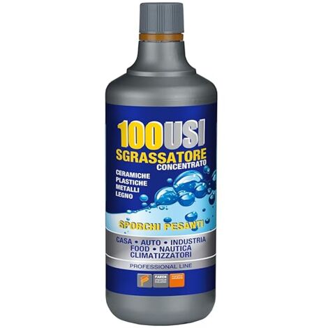 Faren 100 USI, Sgrassante Multiuso Alcalino, efficace e sicuro su tutte le superfici per una ...