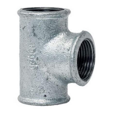 TEE RIDOTTA ZINCATA 1"1/2 x 3/4