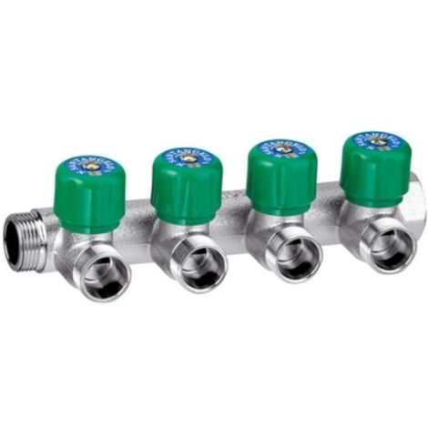 COLLETTORE 4 DERIVAZIONI REGOLABILI 3/4"