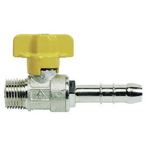 RUBINETTO A SFERA GAS CON PORTAGOMMA M 1/2 x 0,9 Gpl