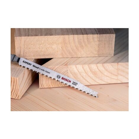 Bosch Jigsaw Blades T308B Extra Clean Cutting in Wood Laminate MDF Pack ...