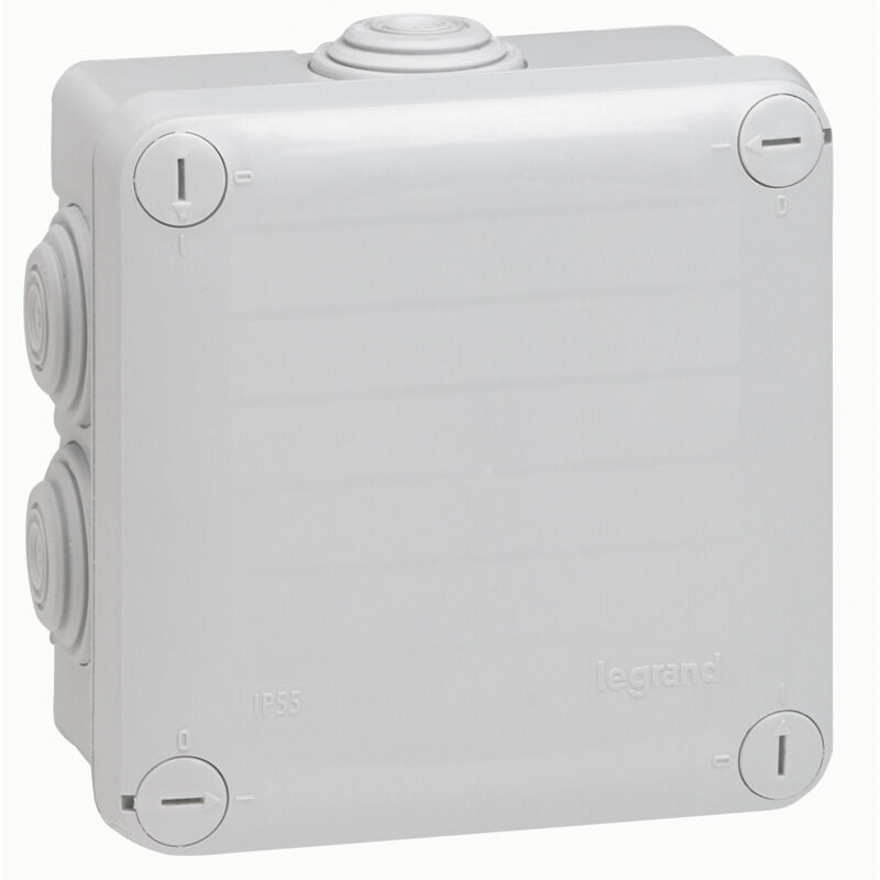 Scatola di derivazione IP55 105x105x55 mm grigia Legrand