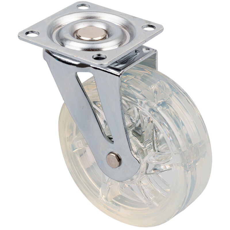 Rotella trasparente per mobili TOP O 75mm senza freno Sans marque