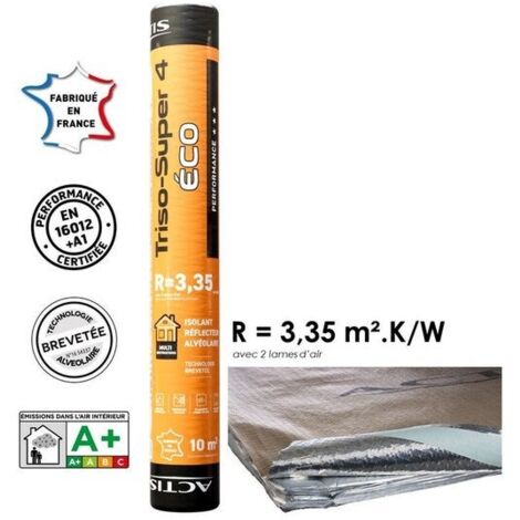 TRISO SUPER 4 ACTIS R 3.35 isolante termoriflettente sottile ACTIS
