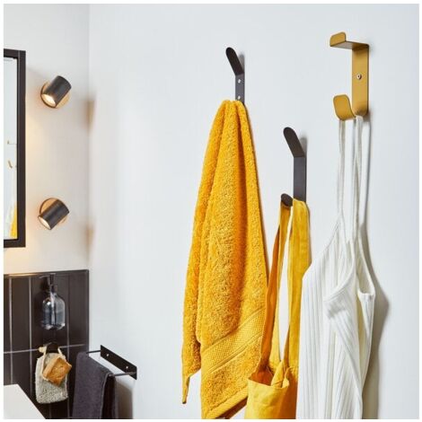 Gancio da bagno Basic a doppia vite ocra BOX & BEYOND