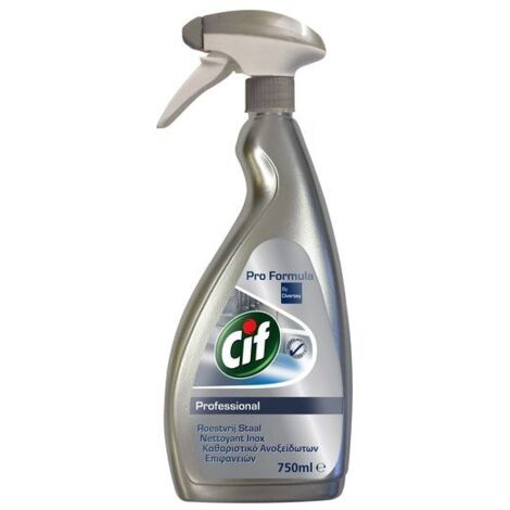 Cif Pro detergente speciale in schiuma spray per acciaio inox 750ml CIF ...