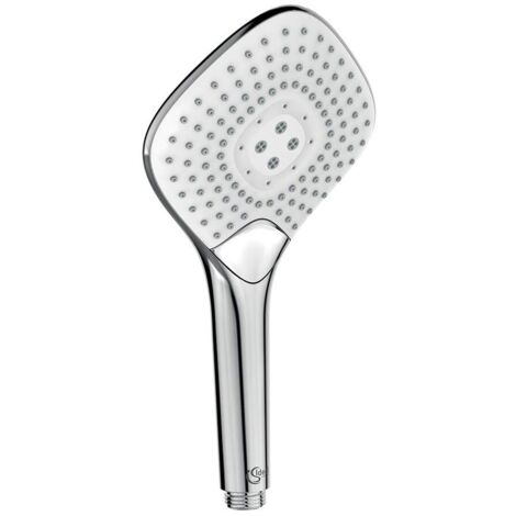 IDEALRAIN EVO JET soffione doccia con doccetta diamantata Ø 134 mm - 3 funzioni Ideal Standard