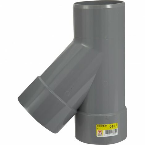 Giunto PVC 45° da incollare femmina/maschio D100 Centrale Brico