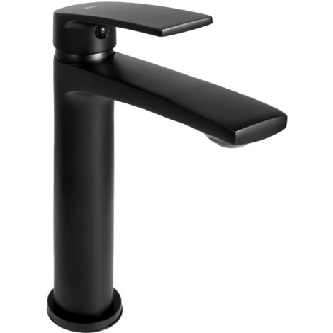 REA WASCHBECKENARMATUR LUPPO SCHWARZ NIEDRIG