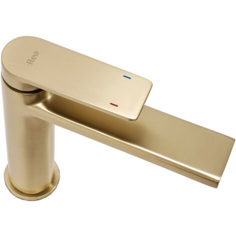VERSO GOLD GEBÜRSTETER NIEDRIGER BADEWANNENARMATUR SKU REA-B6555
