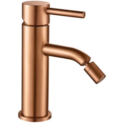 RUBINETTO BIDET LUNGO IN RAME SPAZZOLATO codice SKU REA-B1116